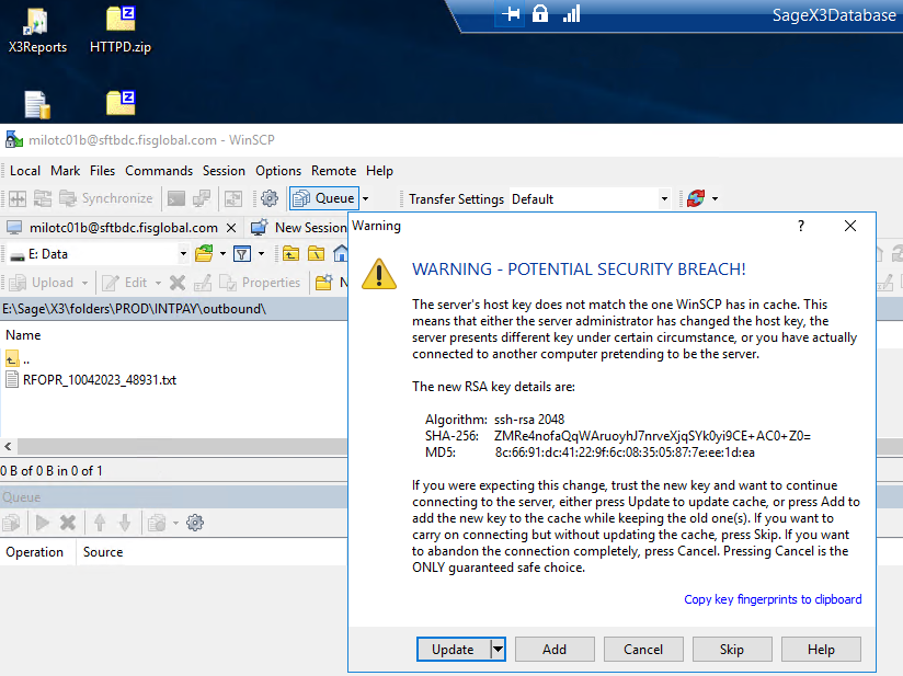 Need assistance updating keys in WinSCP 5.15.2 :: Support Forum :: WinSCP Need assistance updating keys in WinSCP 5.15.2 :: Support Forum :: WinSCP